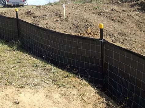 Wire Backed Silt Fence For Effective Sediment Control