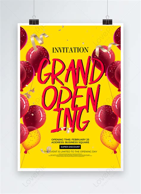 만화 그랜드 오프닝 포스터 이미지 사진 465953153 무료 다운로드