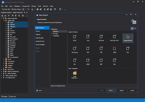 Dbforge Studio For Mysql Software 2021 Reviews Pricing And Demo