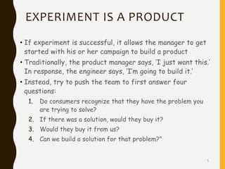 Experiment The Lean Startup PPT