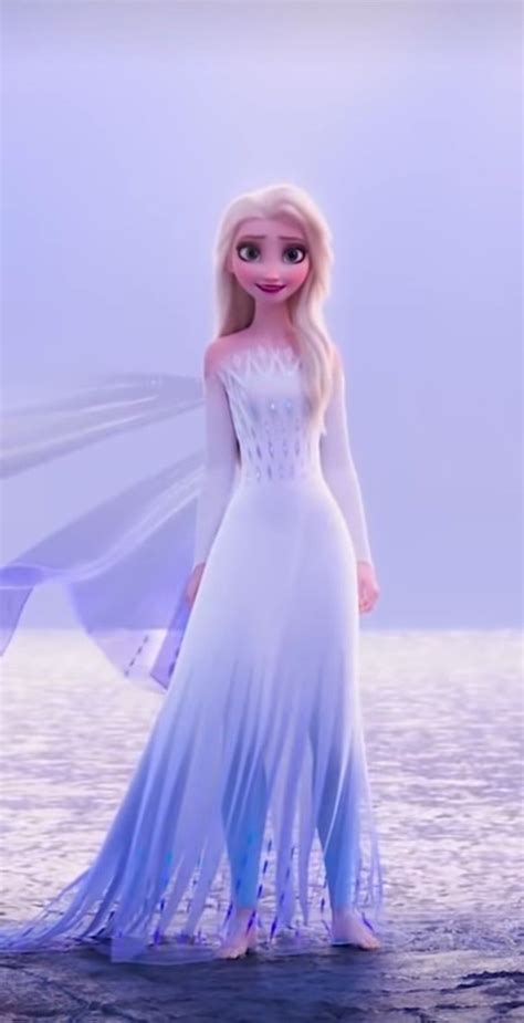 3 New Images With Frozen 2 Elsa In Her White Dress From The Final Artofit