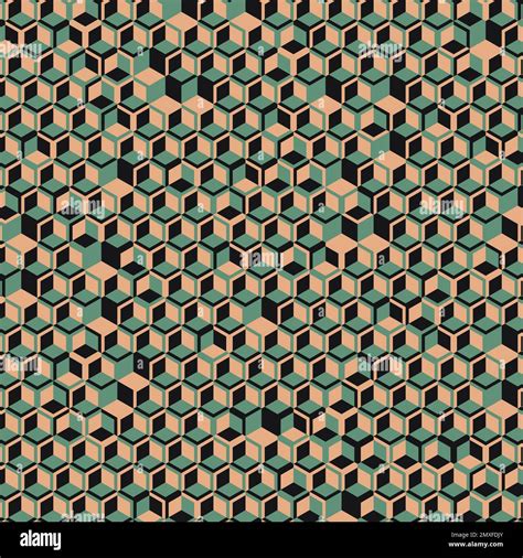 Hexagonal Maze Generative Pattern Illustration Stock Vector Image Art