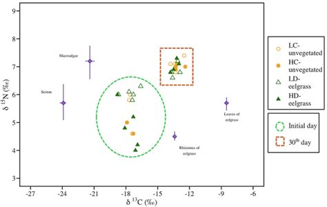 Isotopic Signatures Of Sedimentary Organic Matter And Sources Isotopic Download Scientific