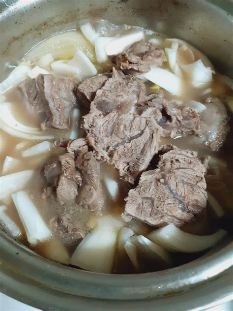 아롱사태로 만든 수육