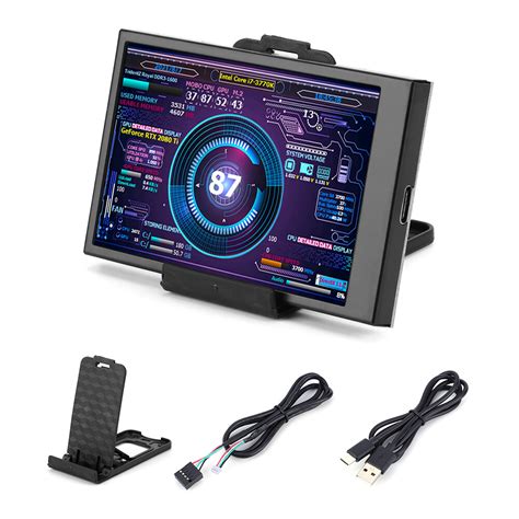 3 5inch Ips Lcd Screen Aida64 Dual Type C For Pc Computers Cpu Combo C