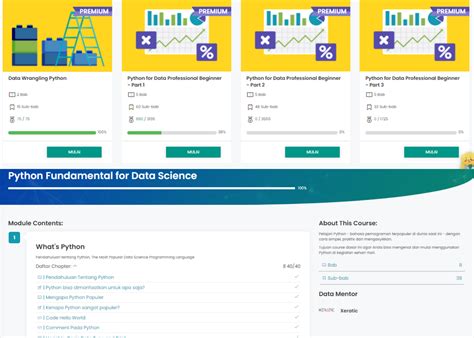 Tutorial Belajar Python Pada Module Gratis Dan Premium DQLab