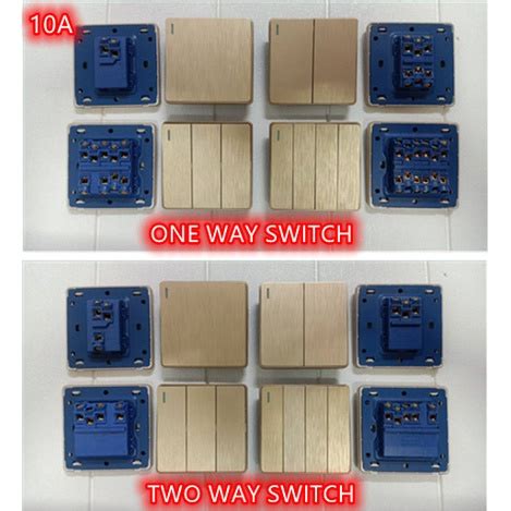 10A SWITCH SOCKET ROSE GOLD COLOUR SLIM MODERN LAMP LIGHTING CONTROLLER ON OFF SUIS BUKA 1