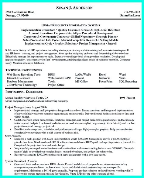 Project Manager Resume Objective Message