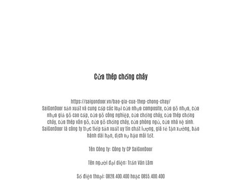 PPT Cửa thép chống cháy PowerPoint Presentation free download ID