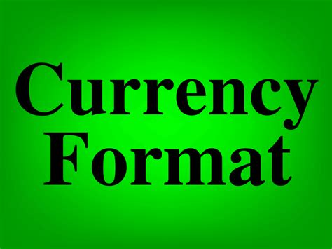 Ways To Format Values As Currency In Google Sheets