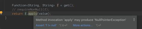 NP NULL ON SOME PATH FROM RETURN VALUE With CheckForNull Annotation