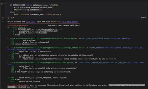 C3w2 Lab1 Datalake Glue Crawler Error Data Storage And Queries