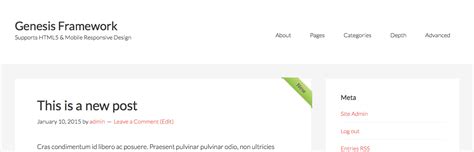 How To Add A New Ribbon For Posts Published In The Last 7 Days In Genesis Sridhar Katakam