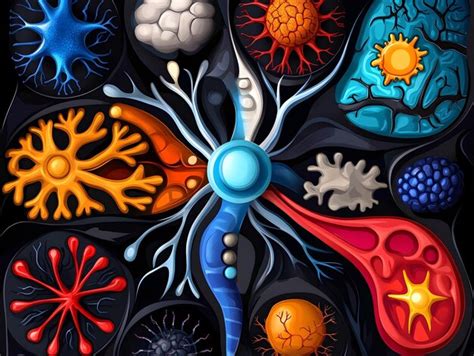 Intricate Of The Human Nervous System Showcasing Brain Spinal Cord Neurons And Neural Pathways