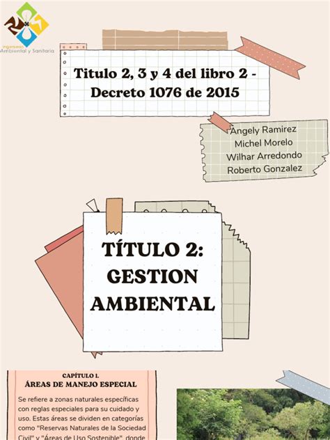 Titulo 2 3 Y 4 Del Decreto 1076 De 2015 Pdf