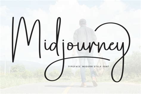 midjourney script font download free font
