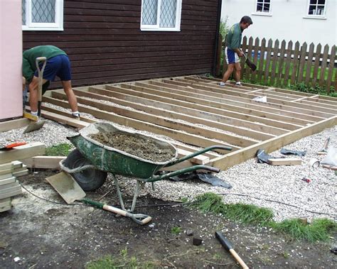 Types Of Deck Sub Frame For Garden Decking