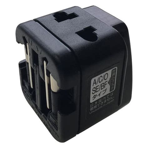 カシムラ 海外用2口変換プラグacosebfタイプ電圧ランプ Nti 91 1個（直送品） アスクル