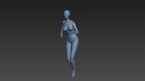 female run cycle animation 03 youtube animation run cycle female