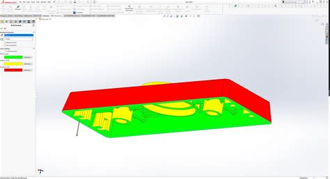 SOLIDWORKS Draft Analysis Tool