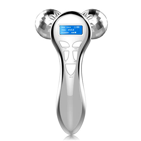 Yeamon 4d Microcurrent Face Massager Roller Anti Aging Facial Device