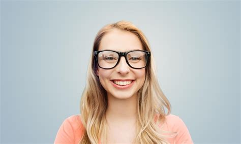 Premium Photo Vision Education And People Concept Happy Smiling