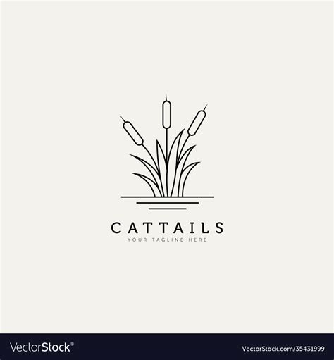 Cattails Vector