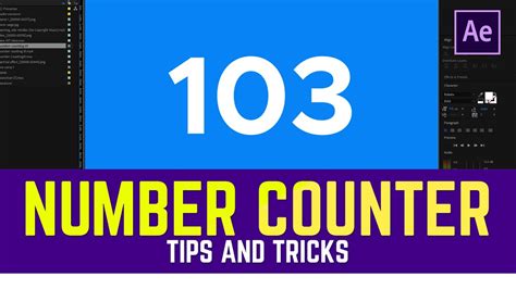 Number Counting Text Animation Tutorial In After Effects Youtube