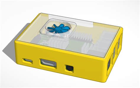 3d Design Raspberry Pi3 New Case Tinkercad