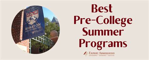 Best Pre College Summer Programs Expert Admissions
