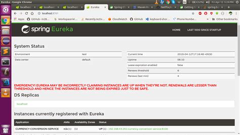 Java Warning In Eureka Home Page May I Know What It Meant For