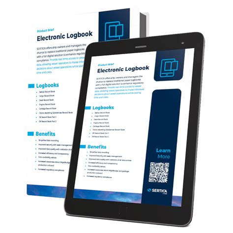 Electronic Logbook Ensures Easy And Transparent Vessel Recording