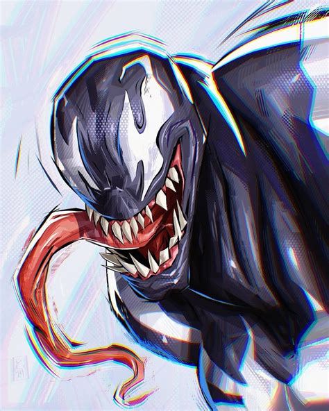 Venom Fanart Marvel Rivals Venom Dibujo Arte Corporal Masculino