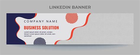 Business Solution Background Design Linkedin Banner For Free Vector Template Download On Pngtree