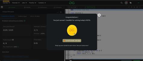 Lavidya Ravi On Linkedin 365daysofcode Geeksforgeeks Potd