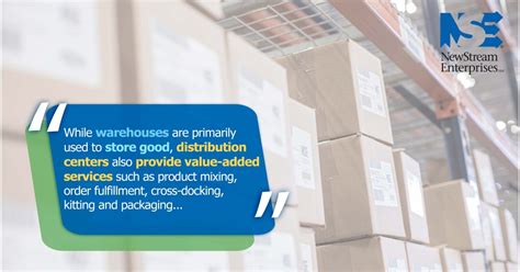 Warehouse Vs Distribution Center NewStream Enterprises