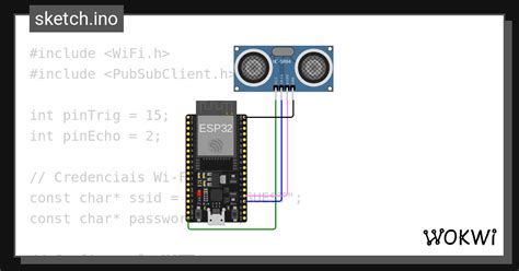 Distancia De Objetos Wokwi Esp32 Stm32 Arduino Simulator