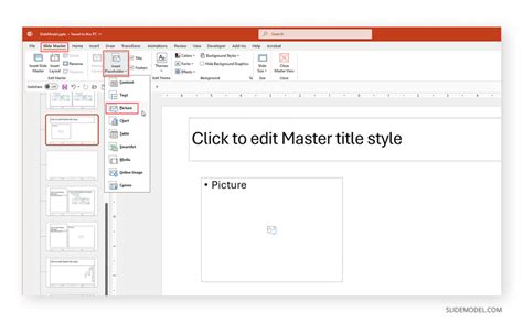 11 Add New Placeholder Slide Master Powerpoint Slidemodel