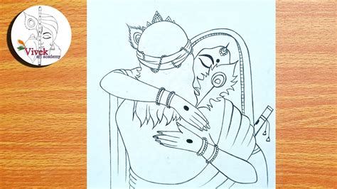 Radhakrishna Drawing Tutorial Pencil Sketch Easy Drawing Of