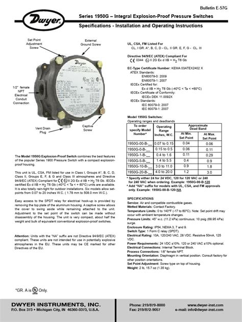 Dwyer 1950 G Atex Pdf Chemical Process Engineering Explosion