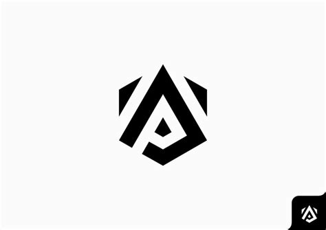 Premium Vector Triangle And Hexagon Logo Design Flat Minimalist Concept
