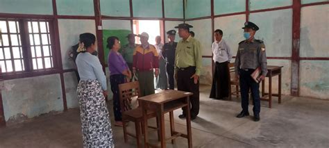 ရွှေဘိုမြို့၌ တက္ကသိုလ်ဝင်စာမေးပွဲဖြေဆိုမည့် စာစစ်ဌာနအား ကြည့်ရှုစစ်ဆေး Information And Public