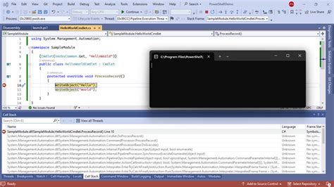 AwakeCoding Debugging PowerShell Binary Modules In Visual Studio