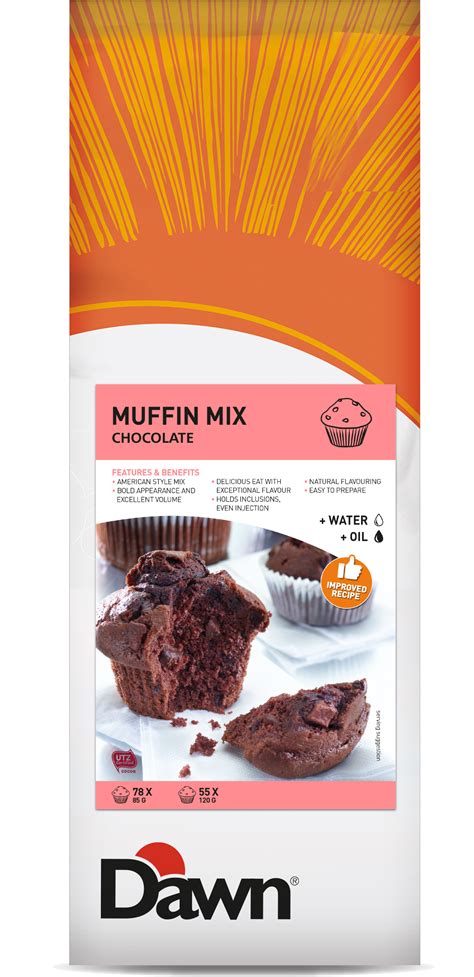 Суха смес Muffin Mix Шоколад 3 5кг Dawn