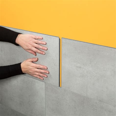 Palisade Frost Nickel 23 In X 11 In Matte Pvc Random Stone Look Interlocking Wall Tile 17 9 Sq