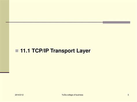 ppt module 11 tcp ip transport and application layer powerpoint
