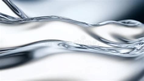 Abstract Silver Metallic Waves Flowing Liquid Background Stock Video Video Of Smooth Design