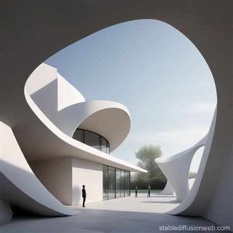 Architectural Composition Inspiring Weightlessness And Flight Stable