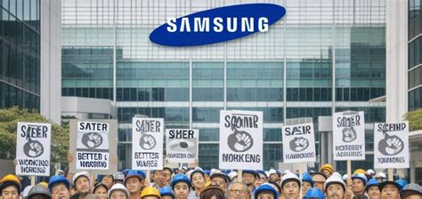 노동자 Samsung 한국 파업에 돌입하다 기술 산업에 미치는 영향 이해