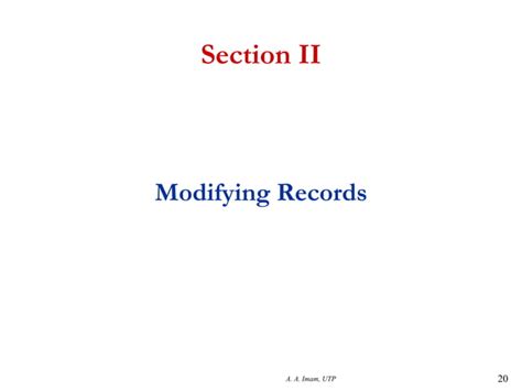 Sql Data Definition Language Ppt Databases Computer Software And Applications